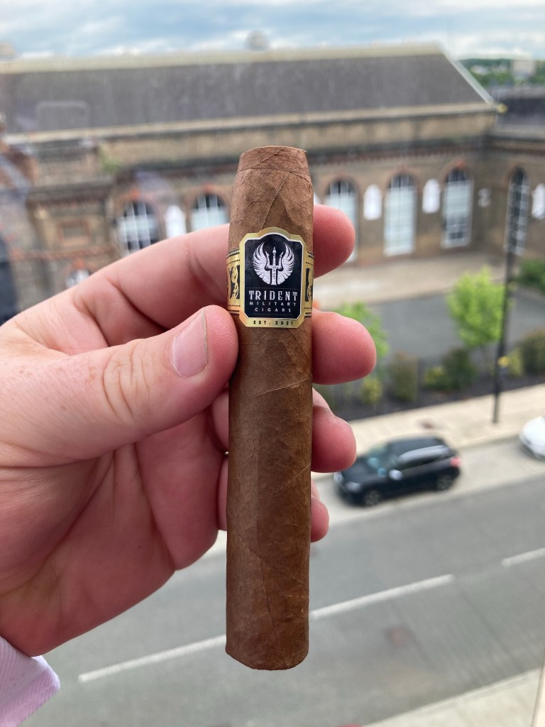 Lighting a Trident Military cigar to celebrate The Queen’s Platinum ...