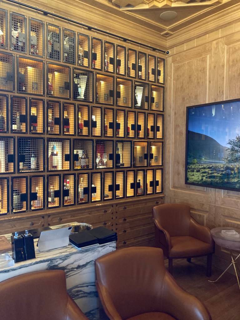 Sampling cigars at The Connaught Cigar Merchants, Mayfair, London ...