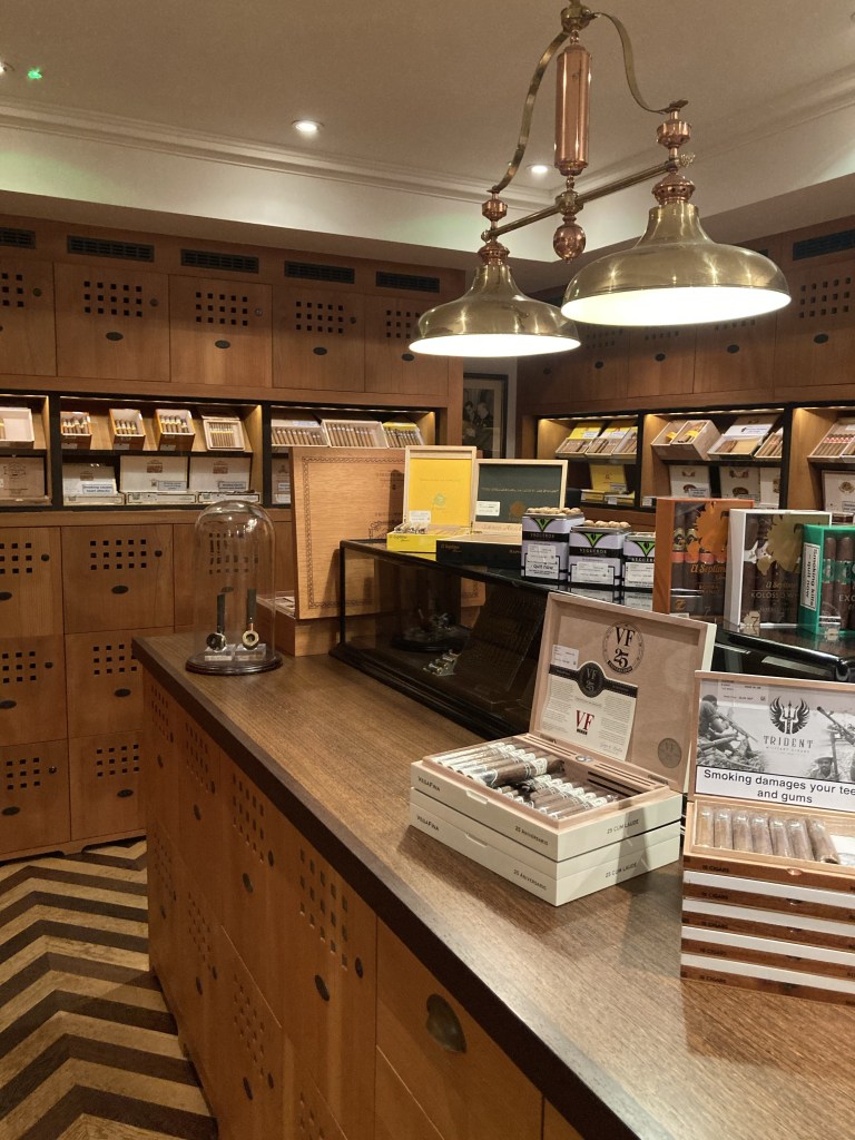 Smoking aged cigars at Alfred Dunhill’s Bourdon House, London – London ...
