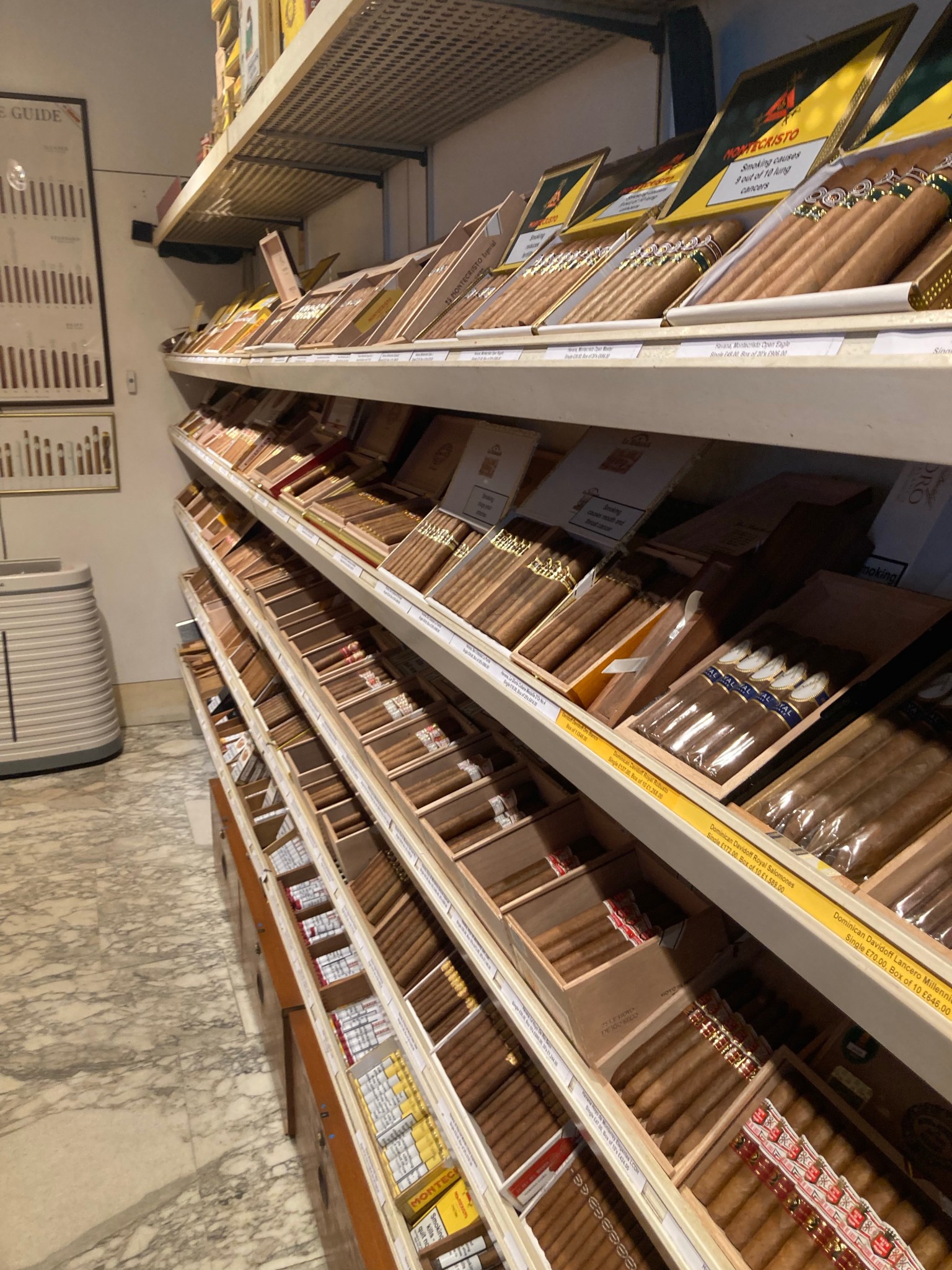 A visit to Davidoff of London cigar shop – with an unexpected and ...