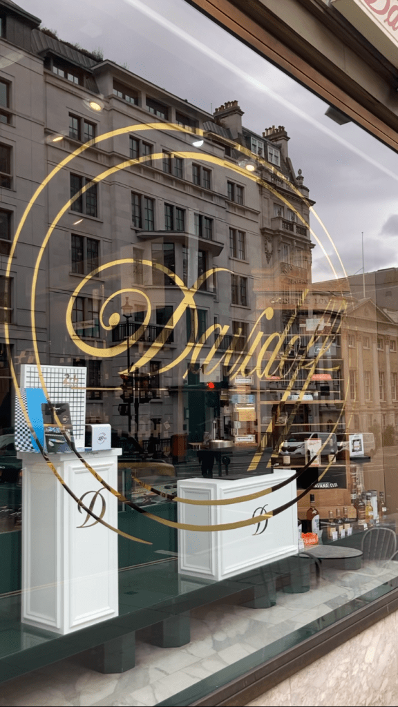 A visit to Davidoff of London cigar shop – with an unexpected and ...