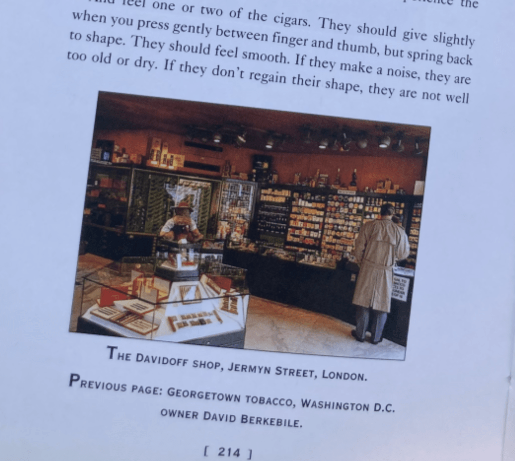 A visit to Davidoff of London cigar shop – with an unexpected and ...