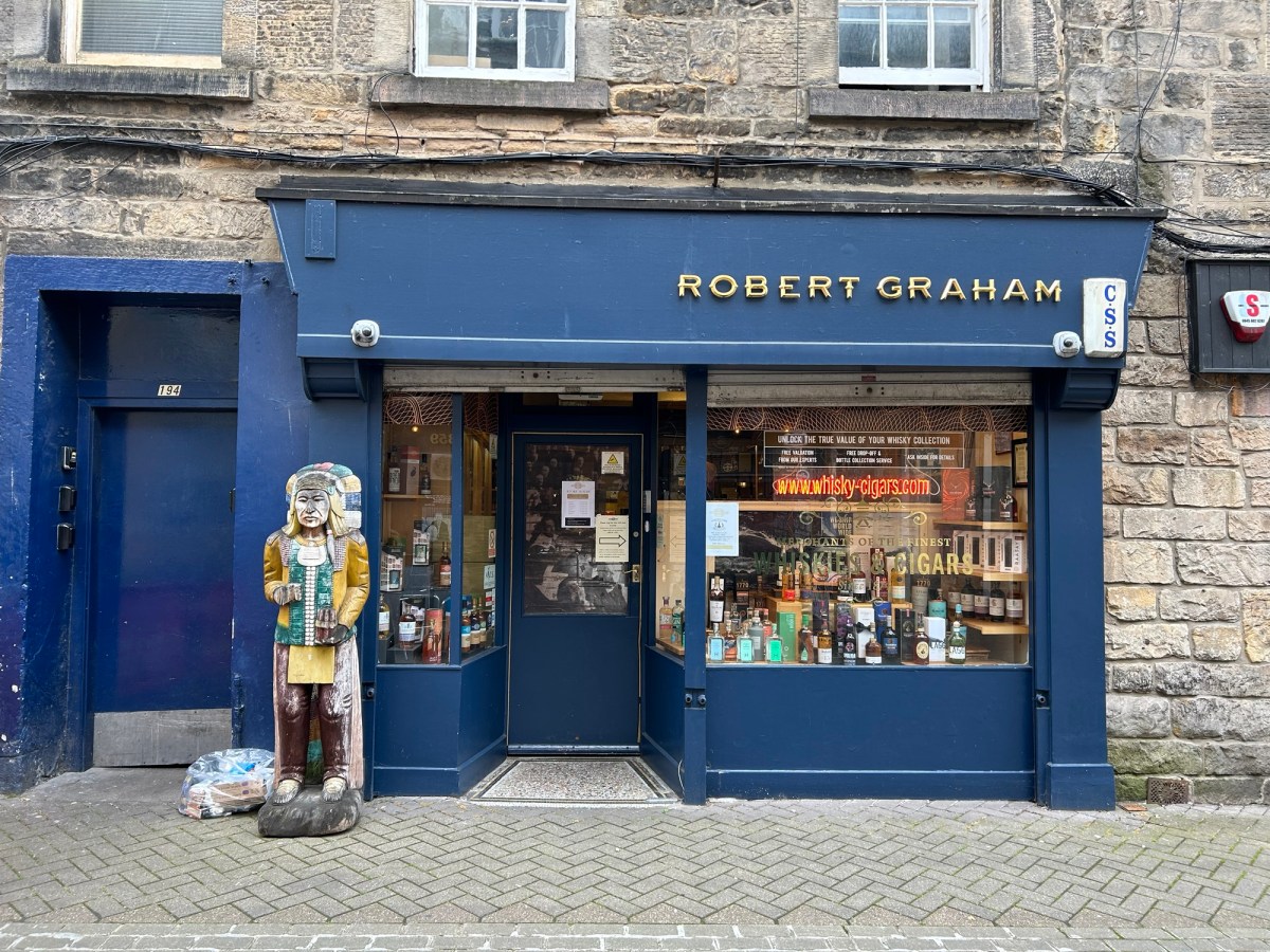A visit to Robert Graham Whisky & Cigar shop in Edinburgh, Scotland ...